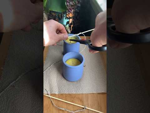 How we make candles from beeswax after harvesting honey! 🍯🐝