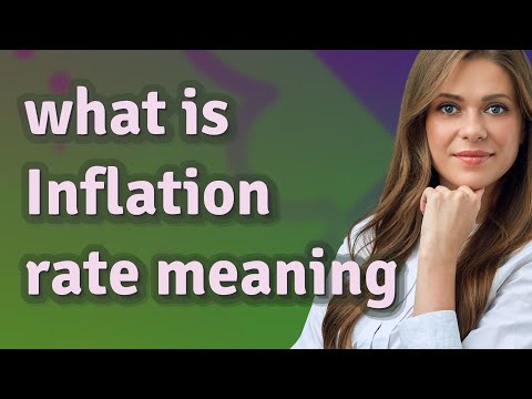 Inflation rate | meaning of Inflation rate