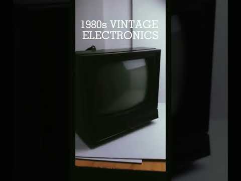 Vintage 1980s Retro Gaming TV Sears Roebuck SR3000 #80s #retrogamers #1980s #vintage #electronics