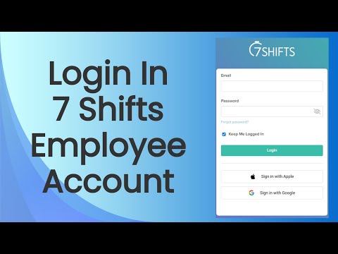 How to Sign in to 7shifts Employee Account | 7shifts Account Log in