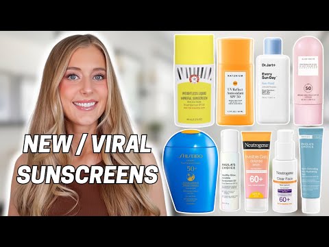 HUGE Sunscreen Review! I Tried All The New + Top Rated Sunscreens So You Don't Have To π