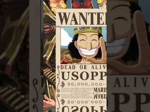 God D. Usopp - Wanted Edit❤