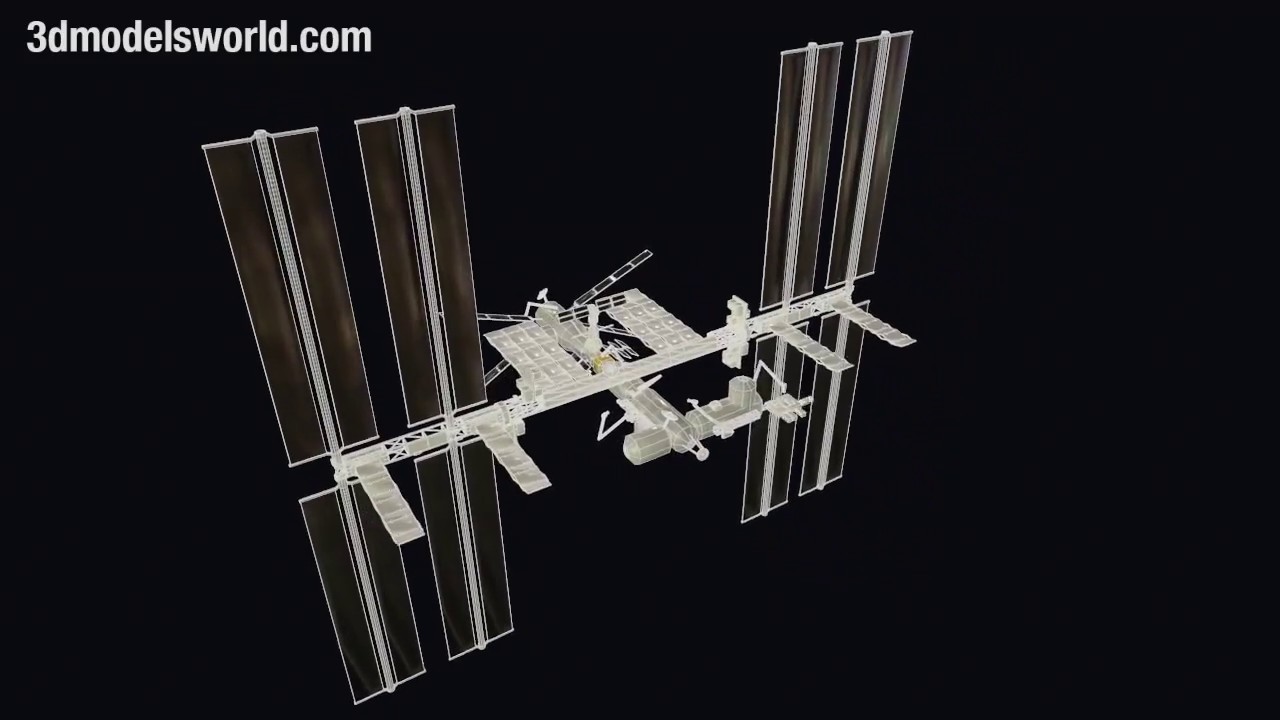 International Space Station 3D Model - Realtime