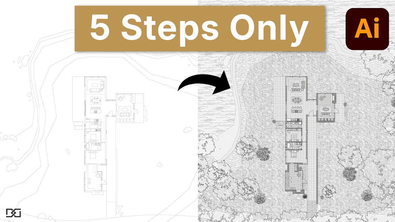 Floor Plan in Illustrator | Step-by-Step Architecture Workflow