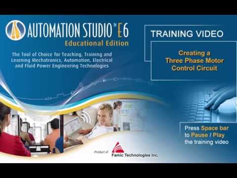 Electrical - Creating a Three Phase Motor Control Circuit - Automation Studio™