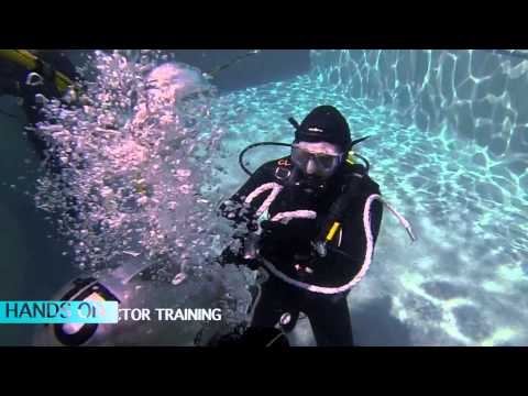 Commercial Dive Academy Students Completing Under Water Exercises in Week 1