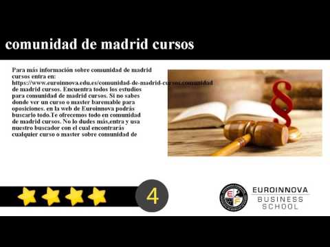 comunidad de madrid cursos
