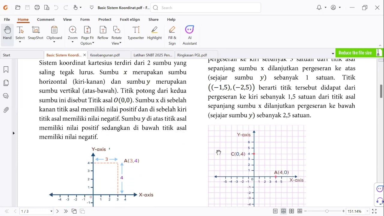 Coordinate System Geometry