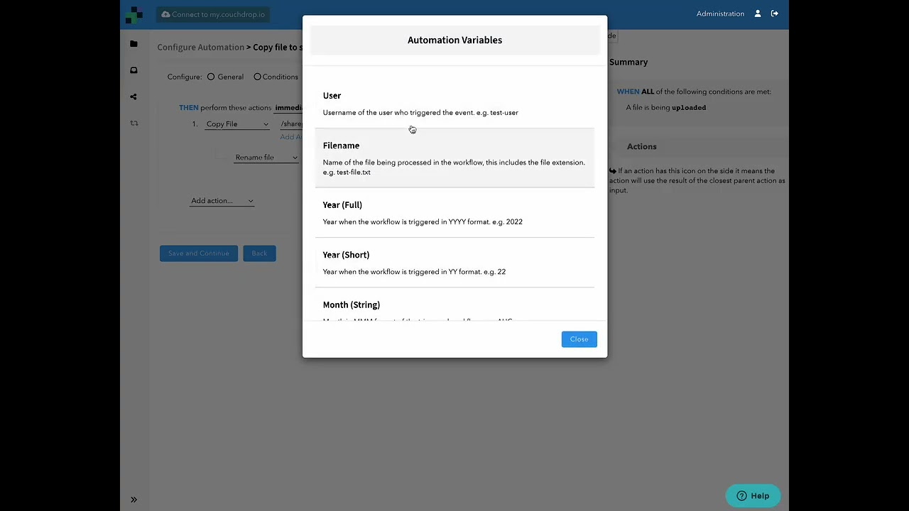 Couchdrop Automations Intro and Demo