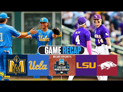 2025 Men's College World Series: UCLA & LSU handle business early in Omaha | Day 2 Recap