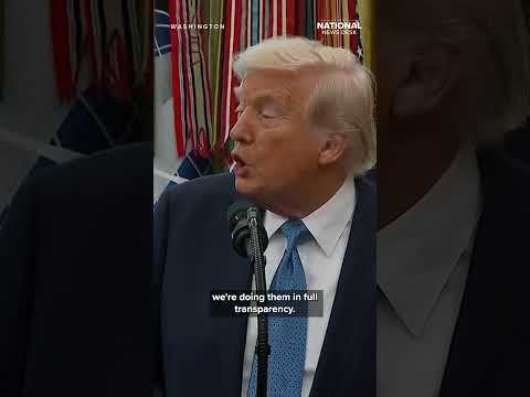 President Trump gives update on Epstein files release