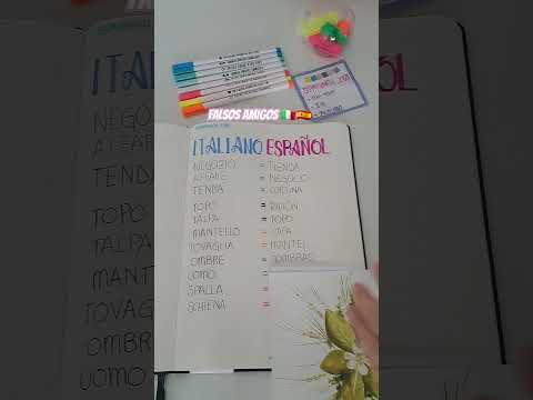 Spagnolo-italiano #spagnolo #italiano #español #spanish #italian #italianlanguage #learningitalian
