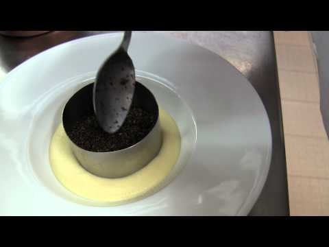 Alain Solivérès makes a dish at Taillevent