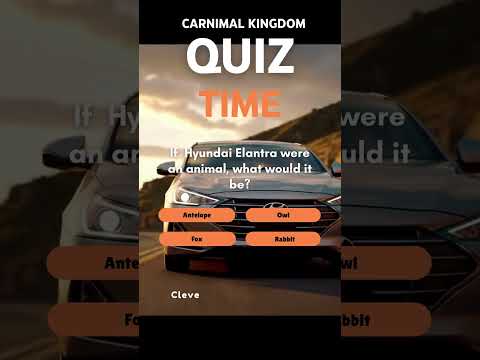 What Animal Is Your Favorite Car Fun Car Personality Quiz 9 #aianimation #globalcars #money