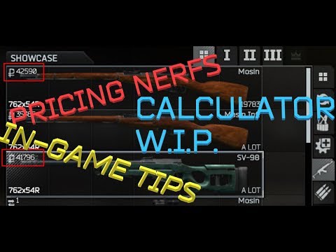 Pricing Nerfs, In-Game Speed Tips, New Market Fee Calculator - Tarkov News