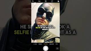 Robert Pattinson took a selfie while auditioning for The Batman ????