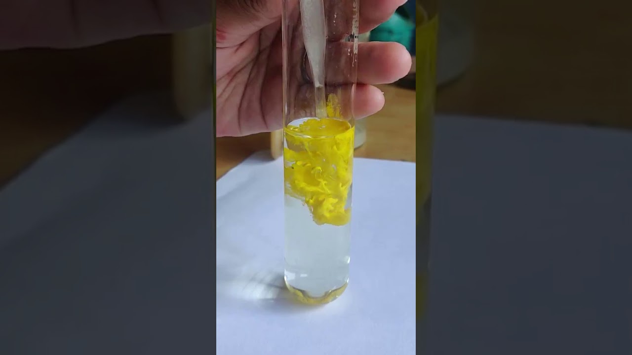 Lead Nitrate and Potassium Iodide Reaction| ChemistryBimistry Labs