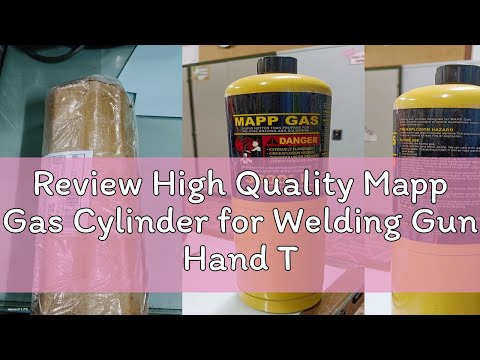 Review High Quality Mapp Gas Cylinder for Welding Gun Hand Torch 16oz/453.6g 4.9