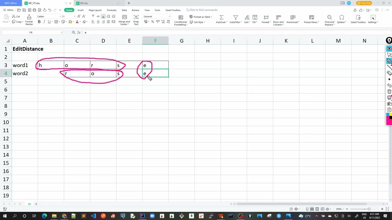 20 - Edit Distance - Basic approach 1