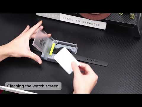 WSKEN Apple Watch Series 10 Screen Protector 46mm Auto Align Box 100% Zero Bubble Installation Video