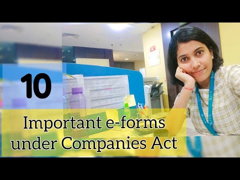 10 Must Know e-forms under Companies Act