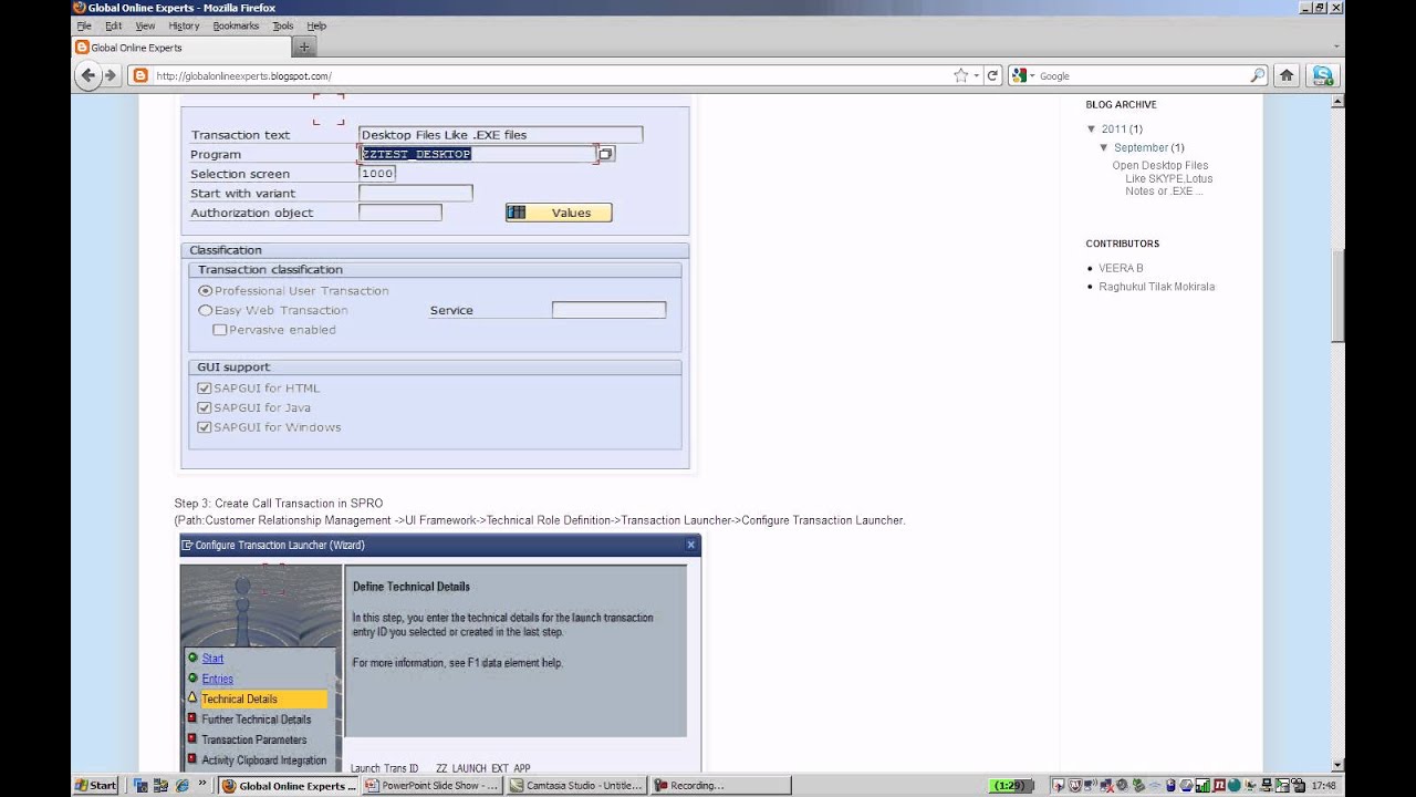 Opening Thick Client Applications from SAP CRM Web UI
