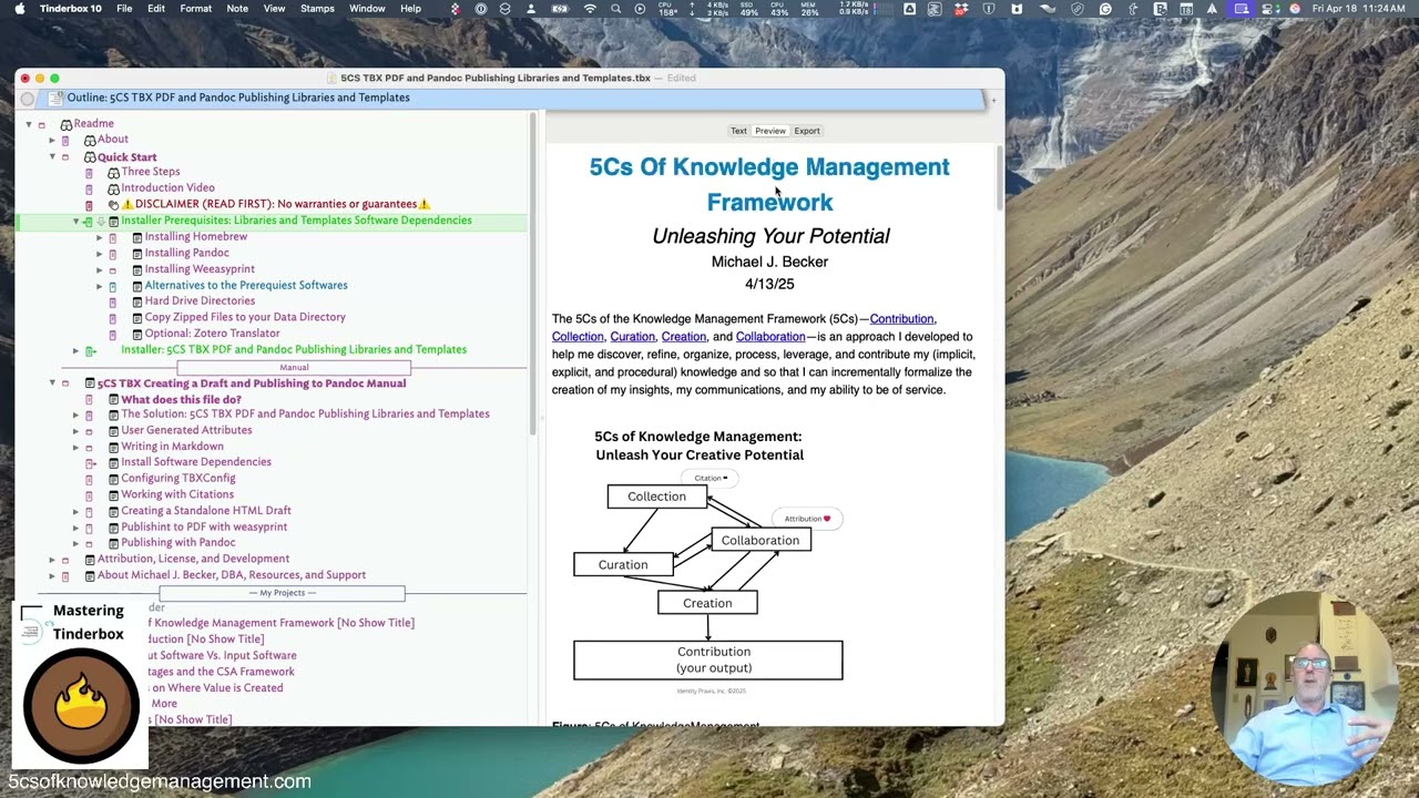 5CS TBX PDF and Pandoc Publishing Libraries and Templates