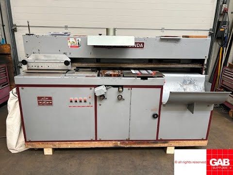 Sulby MKII autominibinda single clamp perfect book binding machine for sale Gab Supplies Ltd 1