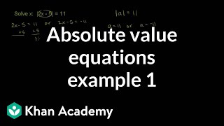 Four Steps to Solve a Absolute Value Equation | Safe Videos for Kids