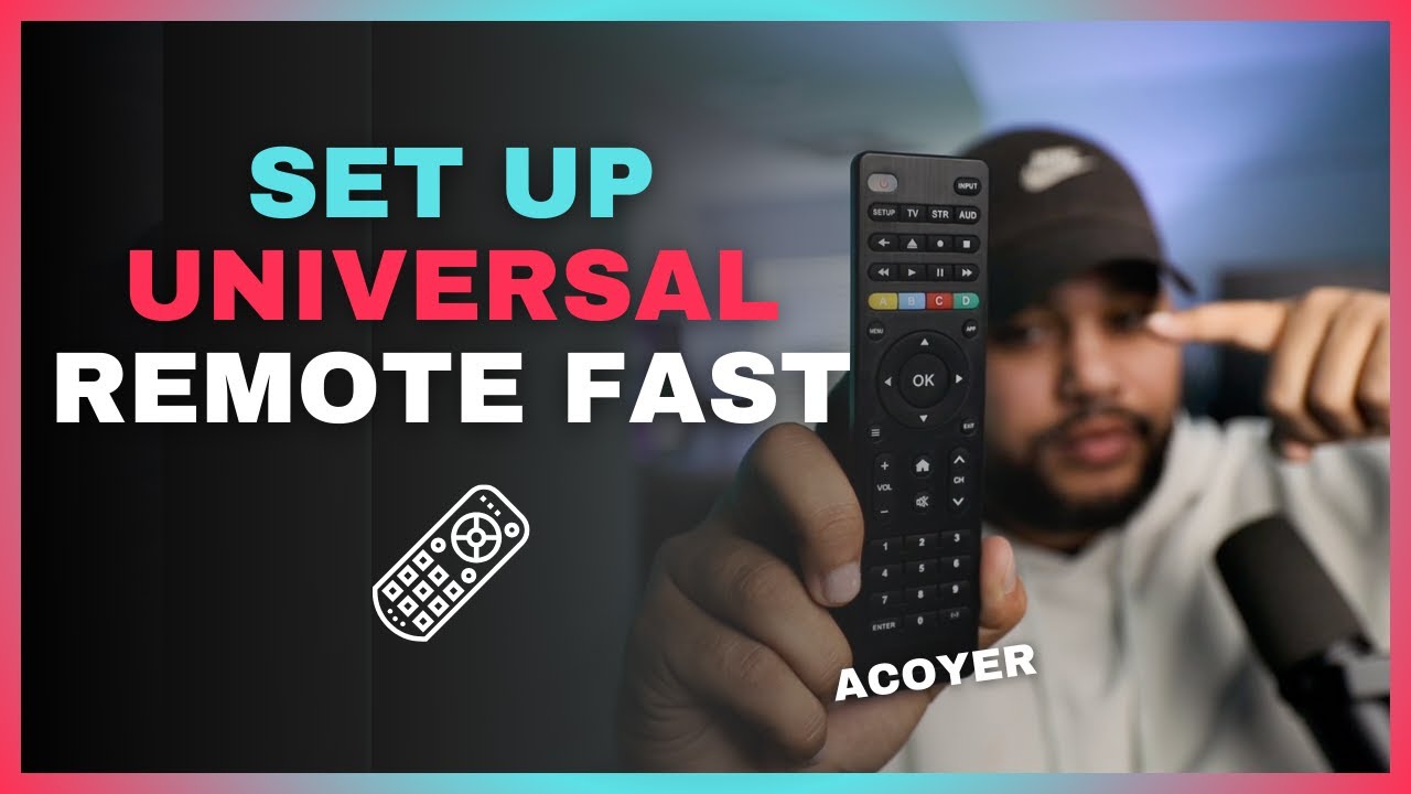 How to Program 'Acoyer' or Generic Universal Remote [Step-by-Step]