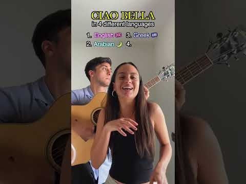 CIAO BELLA in 4 Different Languages 🌎 #mashup #ciaobella
