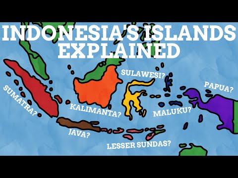 What are the 5 main islands of Indonesia?