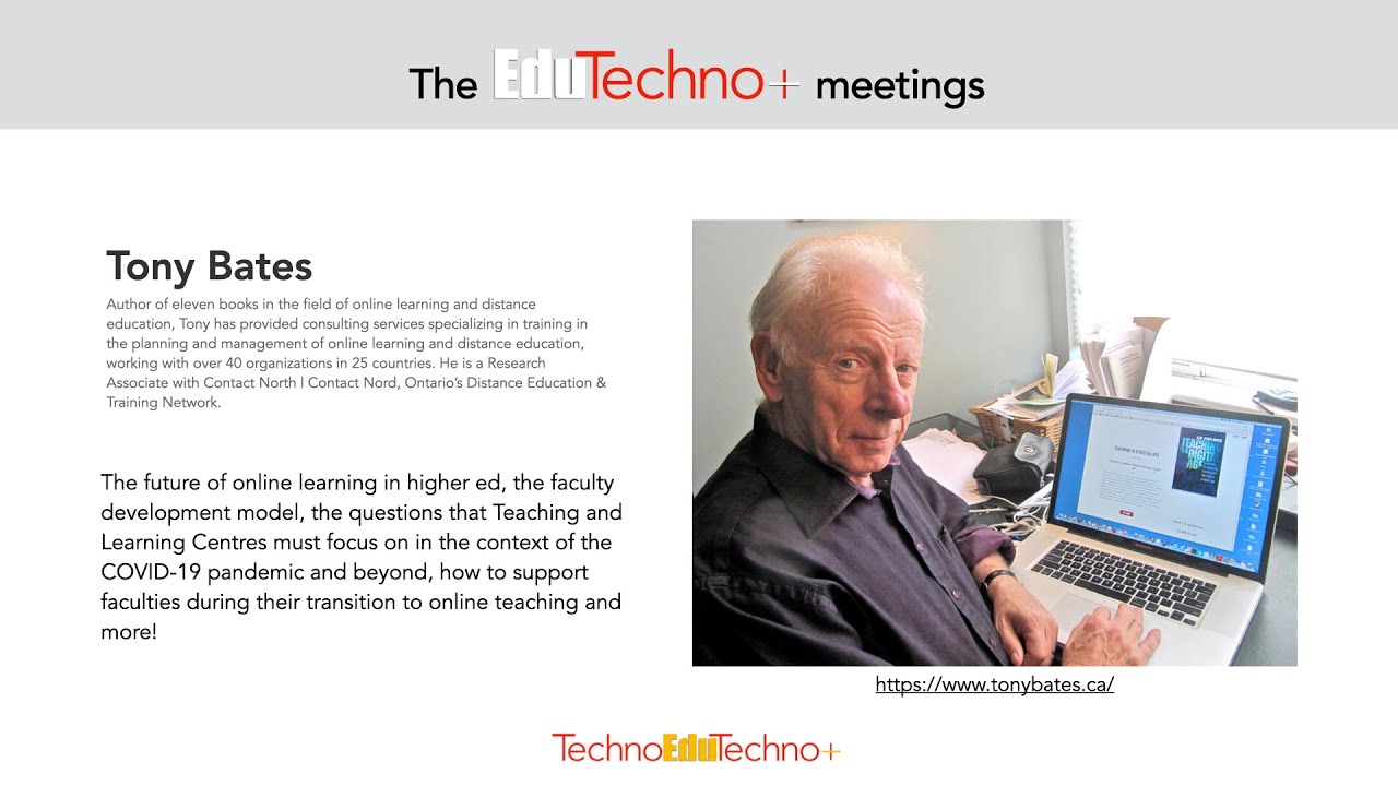 Tony Bates: What HigherEd & Teaching & Learning Centres should focus on in time of pandemic & beyond