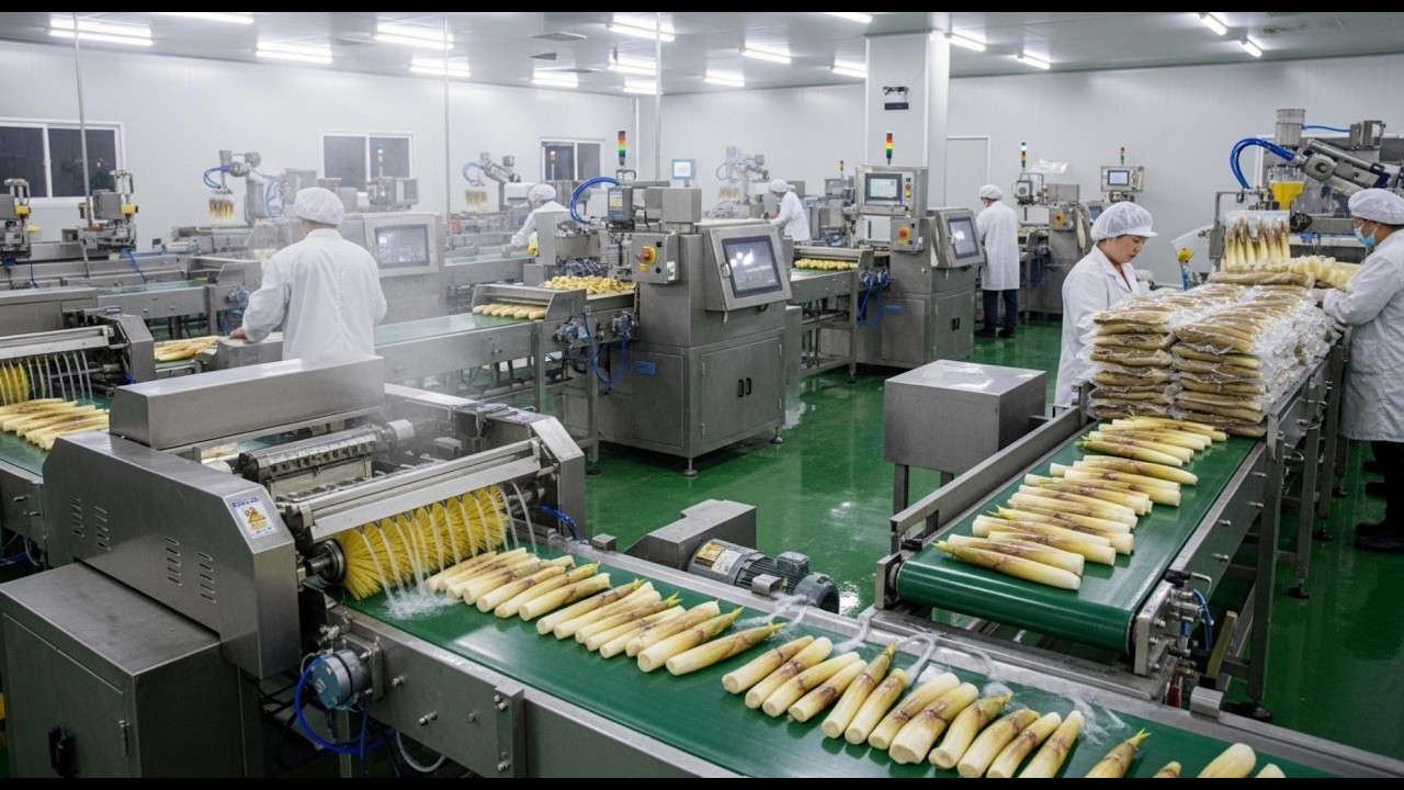 Bên trong nhà máy Quy trình sản xuất bánh chưng truyền thống của Việt Nam Toàn bộ quy trình