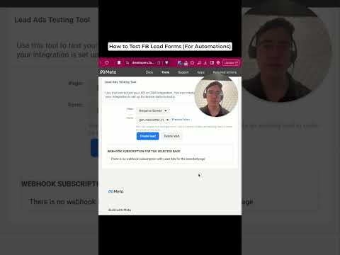 How to Test Lead Forms on Facebook Ads (For Automations/Connections Testing)