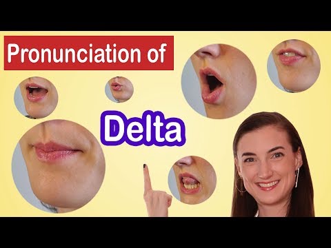 How to pronounce Delta, American English Pronunciation Lesson