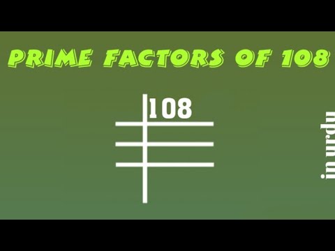 Prime Factors of 108 - Prime Factorization