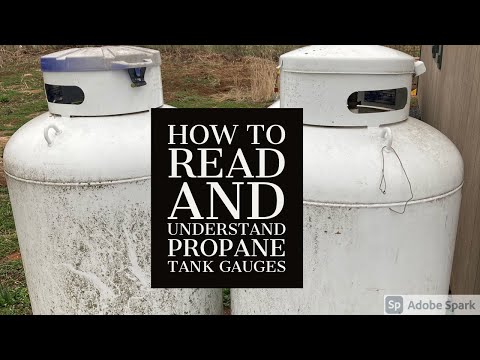 How to read your propane tank gauge, and what do those numbers represent in gallons of propane?