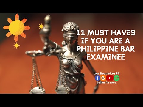 11 Must haves if you are a Bar Examinee in the Philippines | Law Requisites Ph