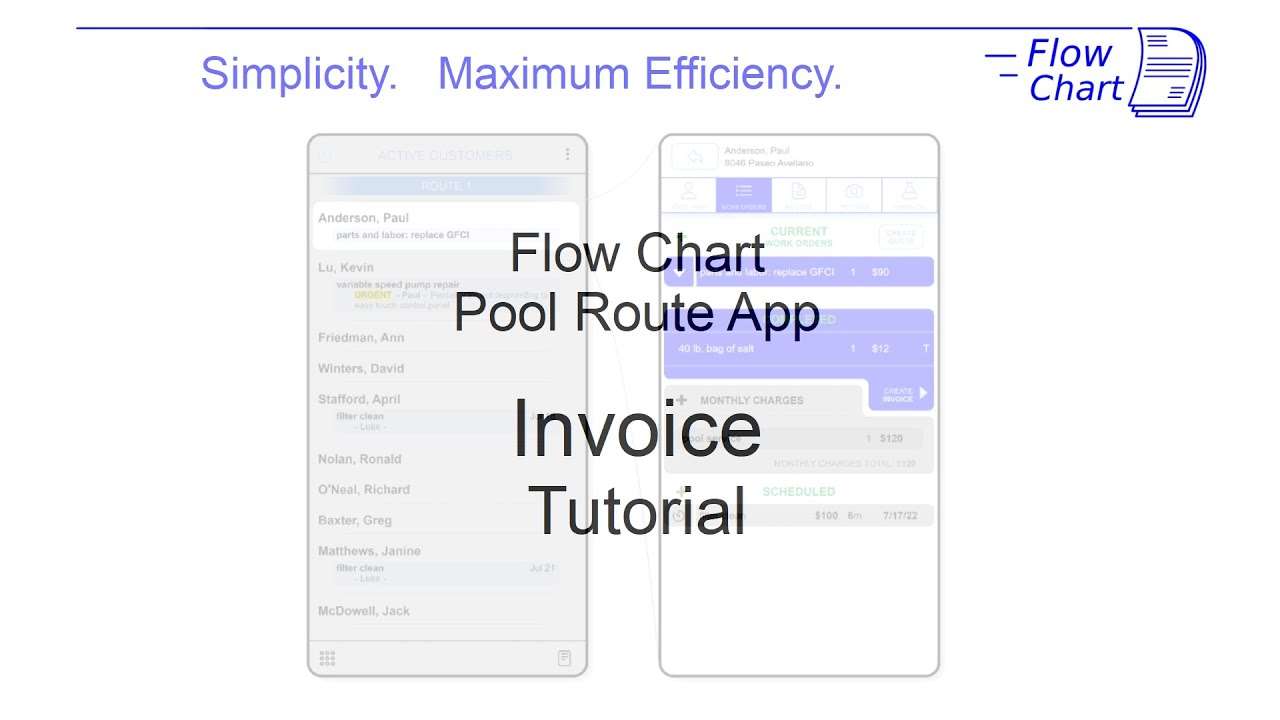 Flow Chart App - Invoice Tutorial