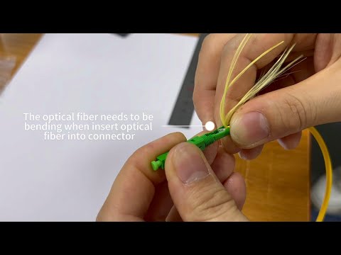 How to Install LC Fiber Optic Fast Connector