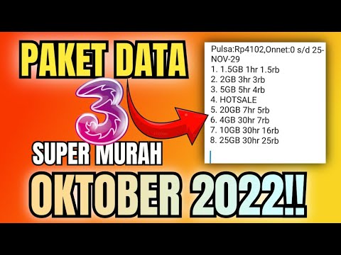TERBARU! PAKET DATA TRI PALING MURAH OKTOBER 2022 - KODE DIAL TRI SUPER MURAH