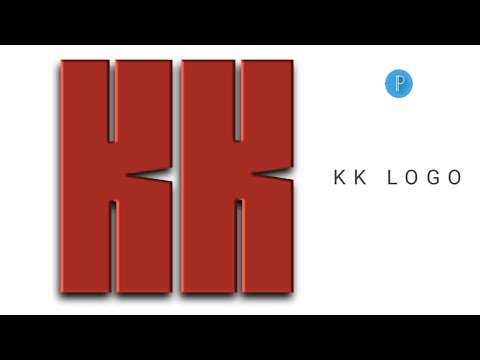 HOW TO MAKE LETTERS KK LOGO DESIGN #pixellab #pixellabedit #trending #viraldesign #logo@FaizyNhidz 