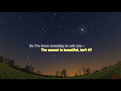 The Sunset is Beautiful, Isn't It? (2024 Space Poem)