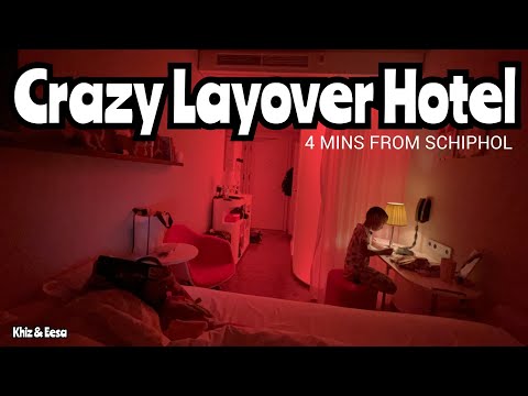 citizenM Schiphol Airport Hotel Tour - Layover in Amsterdam