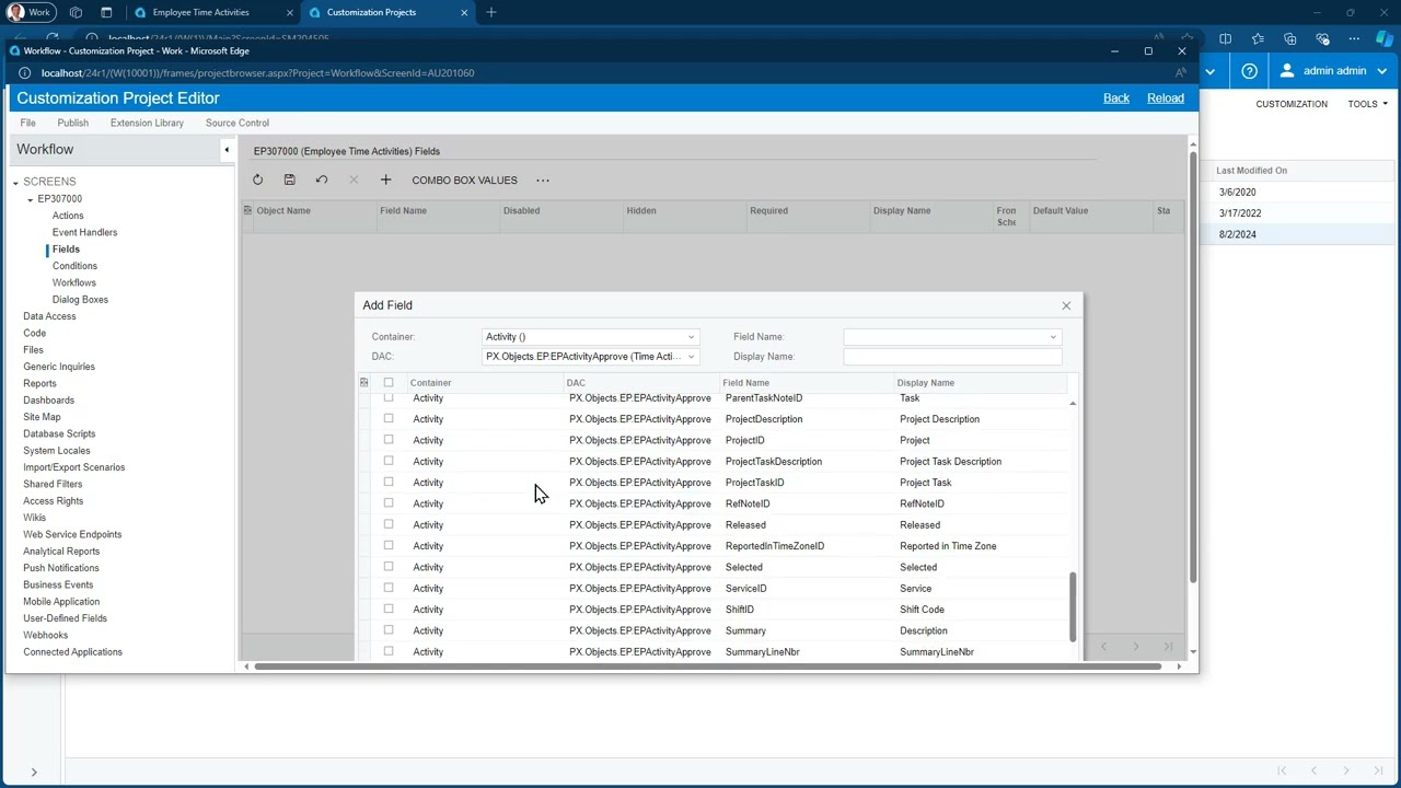 Acumatica - Making Field Required with Customization Engine