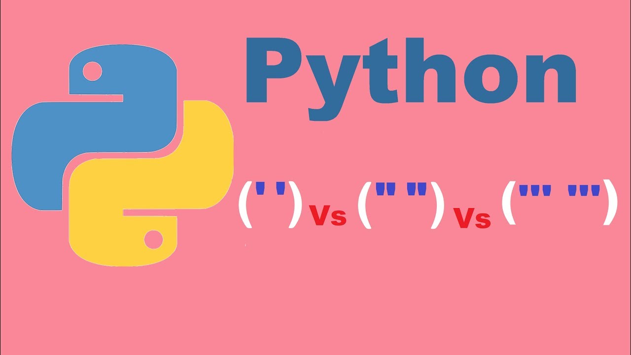 Single vs Double vs Triple quotes in python | Python tutorial from two lazy programmers