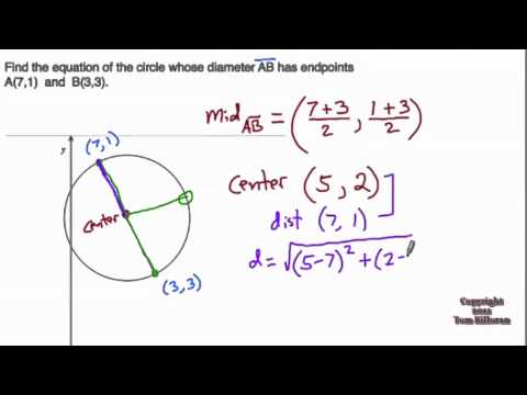 Finding the Equation of a Circle