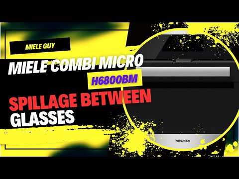 Miele Combi Microwave Spillage Between Glasses