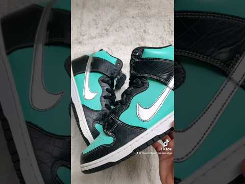 Diamond Supply Co. x Nike SB Dunk Low ‘Tiffany’Quick Sneaker #sneaker #sneakerheads #shoe #dunks #sb